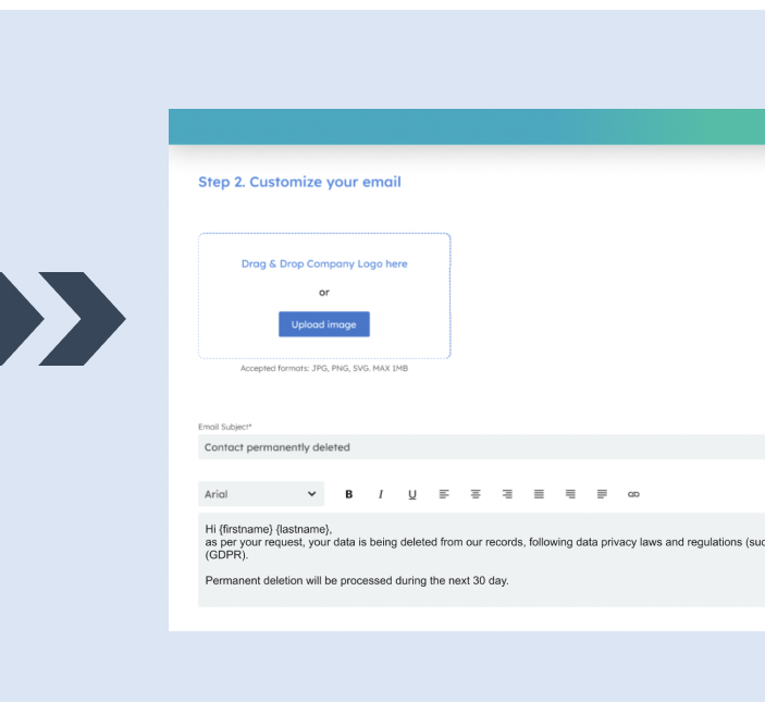 How GDPR Deletion Notice works